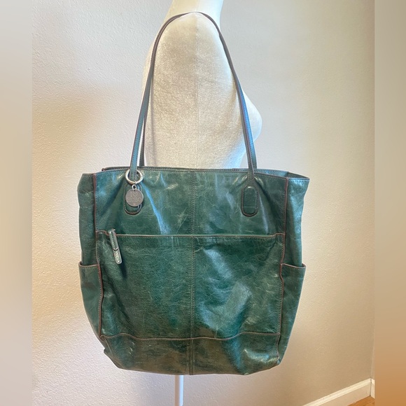 HOBO | Bags | Hobo Green Leather Tote Bag | Poshmark